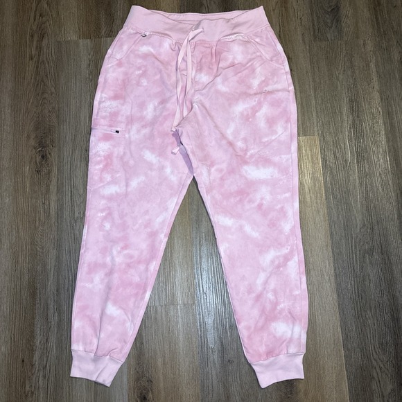 Figs | Pants & Jumpsuits | Figs Hw Zamora Joggers Womens Large Pink Tie ...